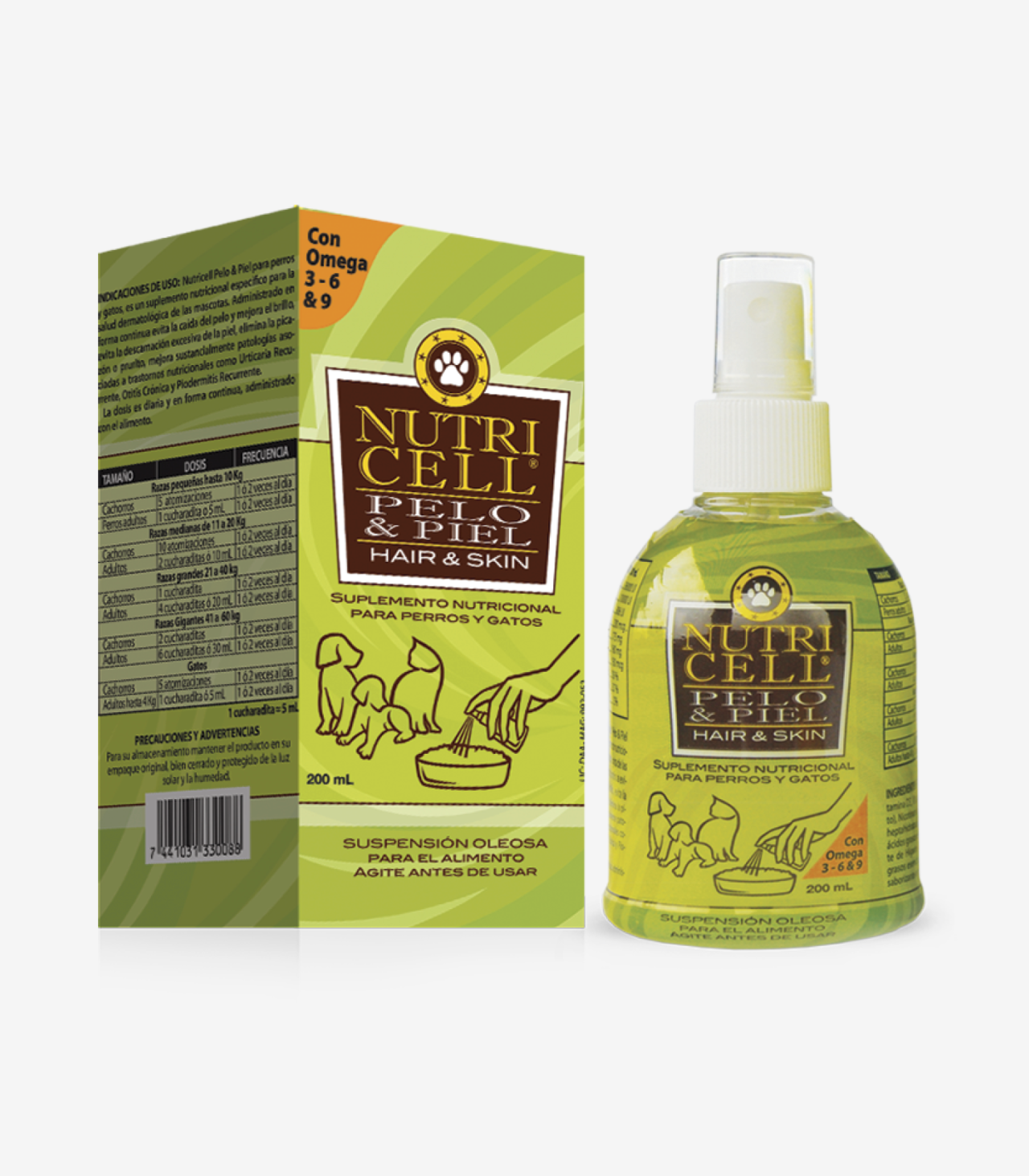 Nutricell® Perros & Gatos | Alcames Laboratorios